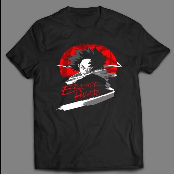 Tops | My Hero Academia Eraserhead Anime Tshirt Sizes Sl | Poshmark